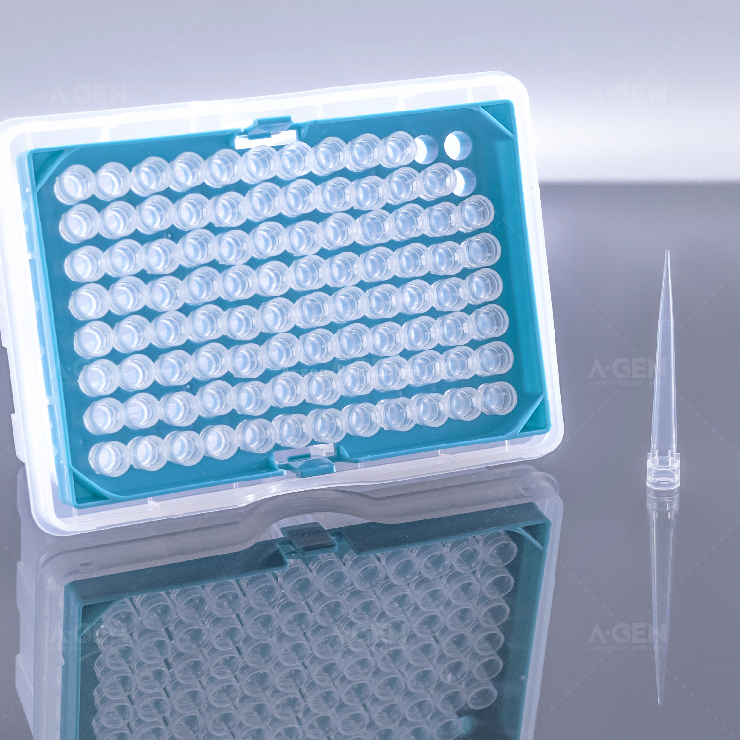 Low Retention Hamilton Pipette Tip 300μL Sterile Clear PP Pipette Tip ...