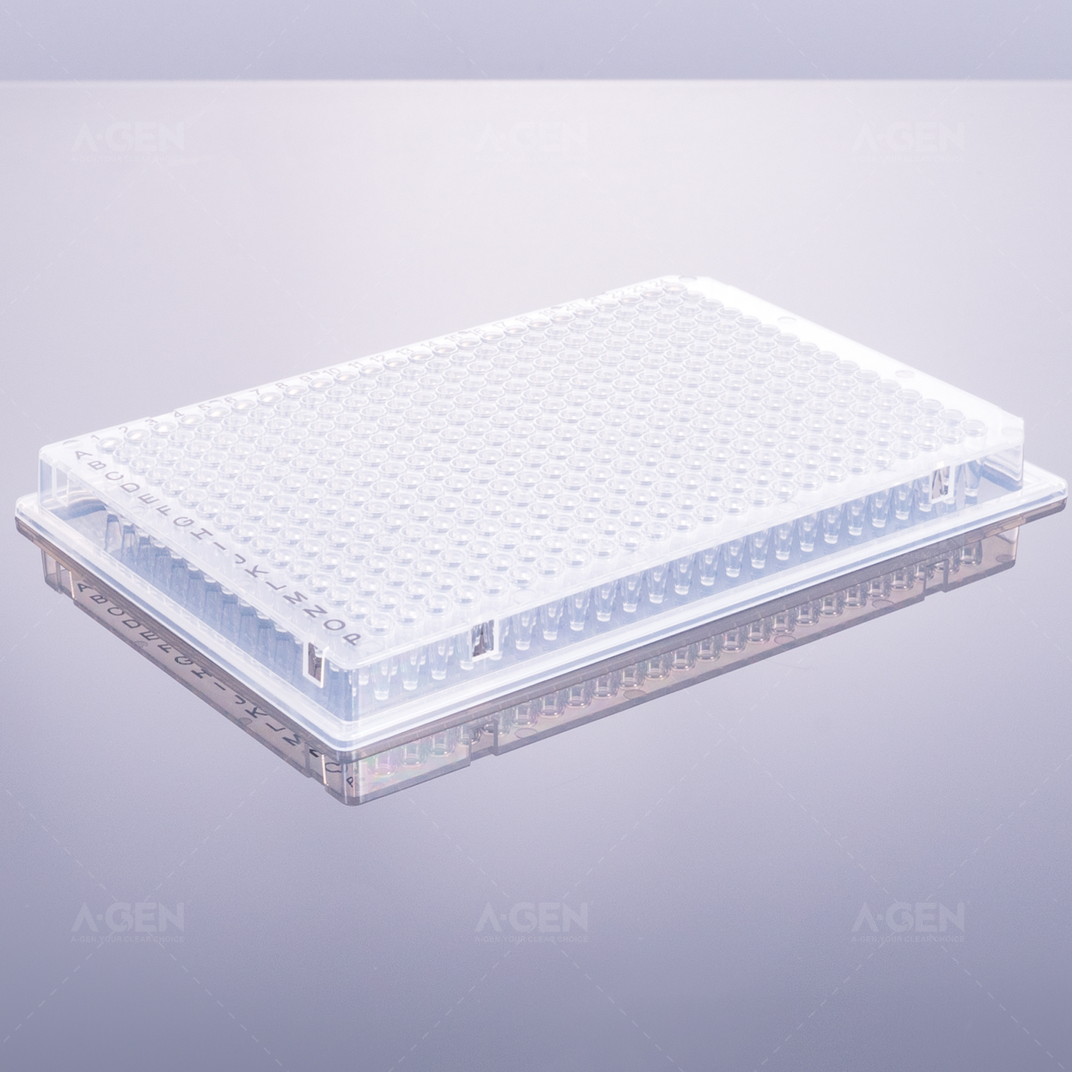 30μL 384well PCR Plate Double Corner Cut with Black Mark - Buy PCR ...