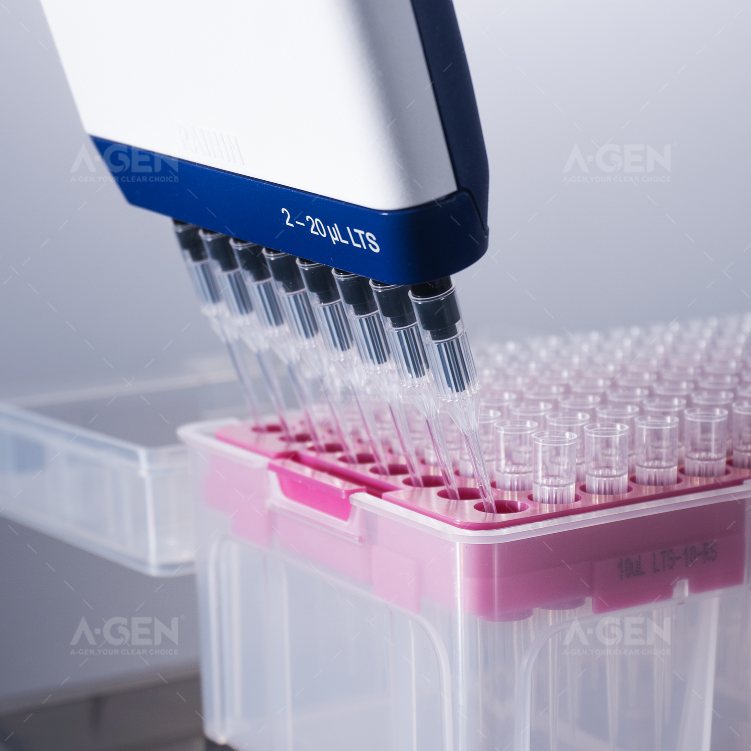 Low Retention R-style 20uL Gel Loading Pipette LTS Tips Packed in Rack ...